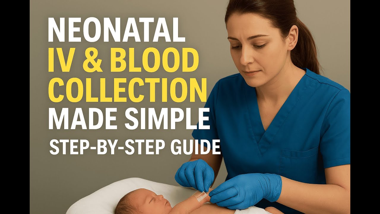 🩸 "Neonatal IV & Blood Collection Made Simple 💉 | Step-by-Step Guide ...