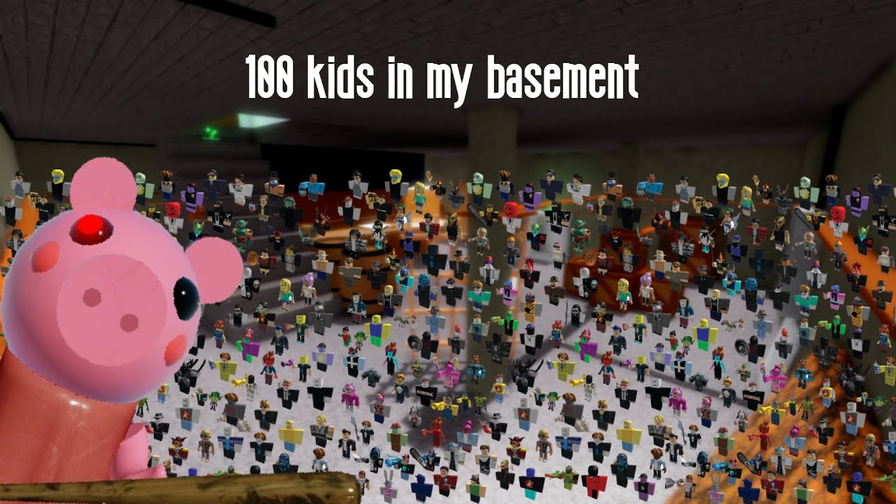 I Trapped 100 kids in my basement and this is what happend (Roblox ...