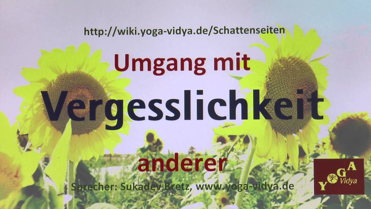 Vergesslichkeit - YouTube