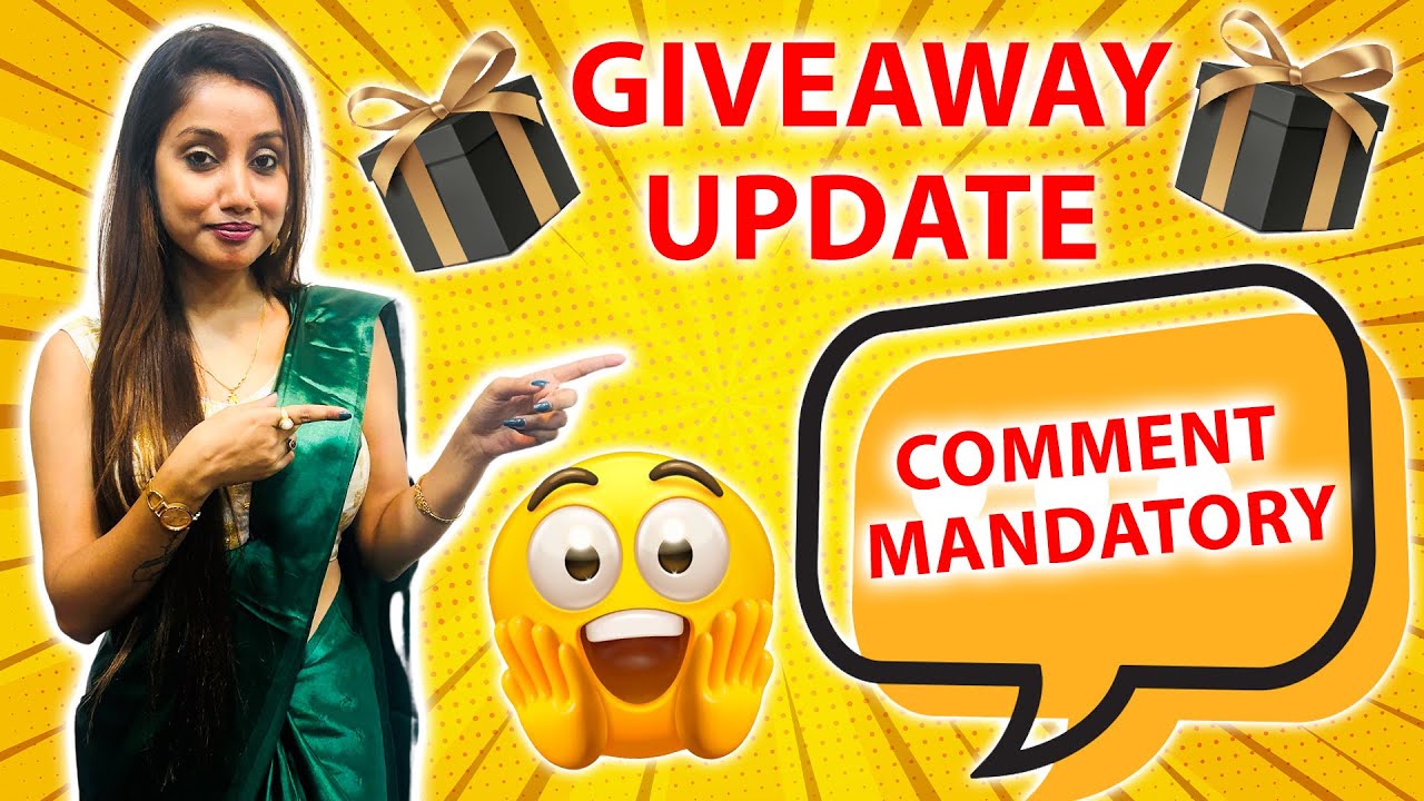 Giveaway Update | Comment Mandatory | Thanks You So Much #giveaway # ...