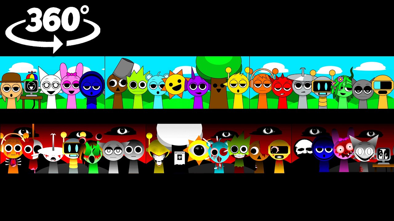 Incredibox Sprunki - All character together - YouTube