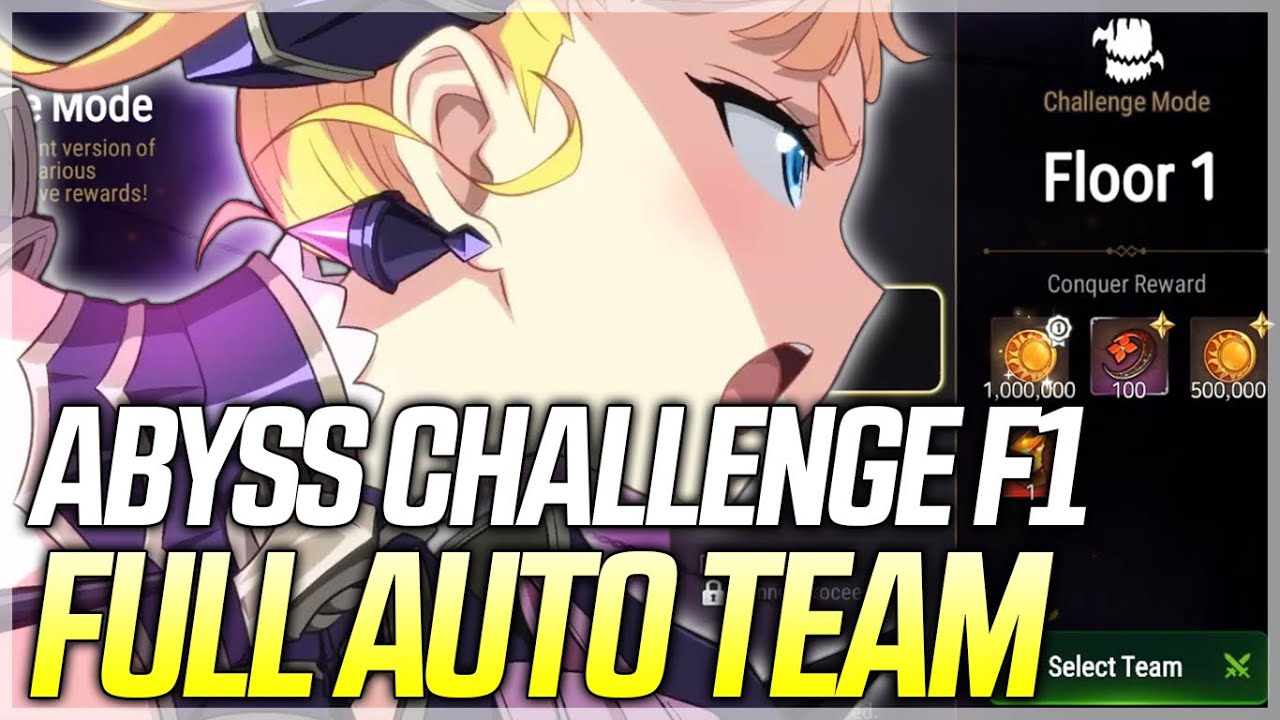 ABYSS CHALLENGE FLOOR 1 (3 STAR CLEAR with FULL AUTO TEAM) - Epic Seven ...