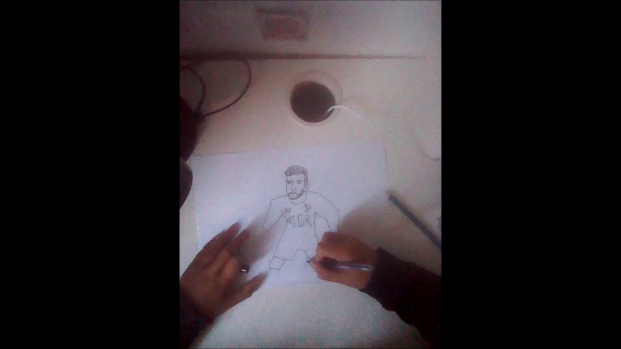 How to draw Hugo Lloris - YouTube
