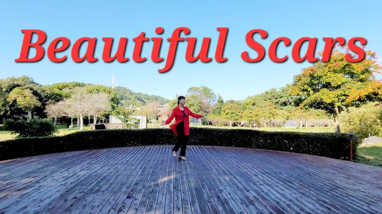 Beautiful Scars line dance | intermediate #작가의산책길 #칠십리시공원 #서귀포라인댄스 ...