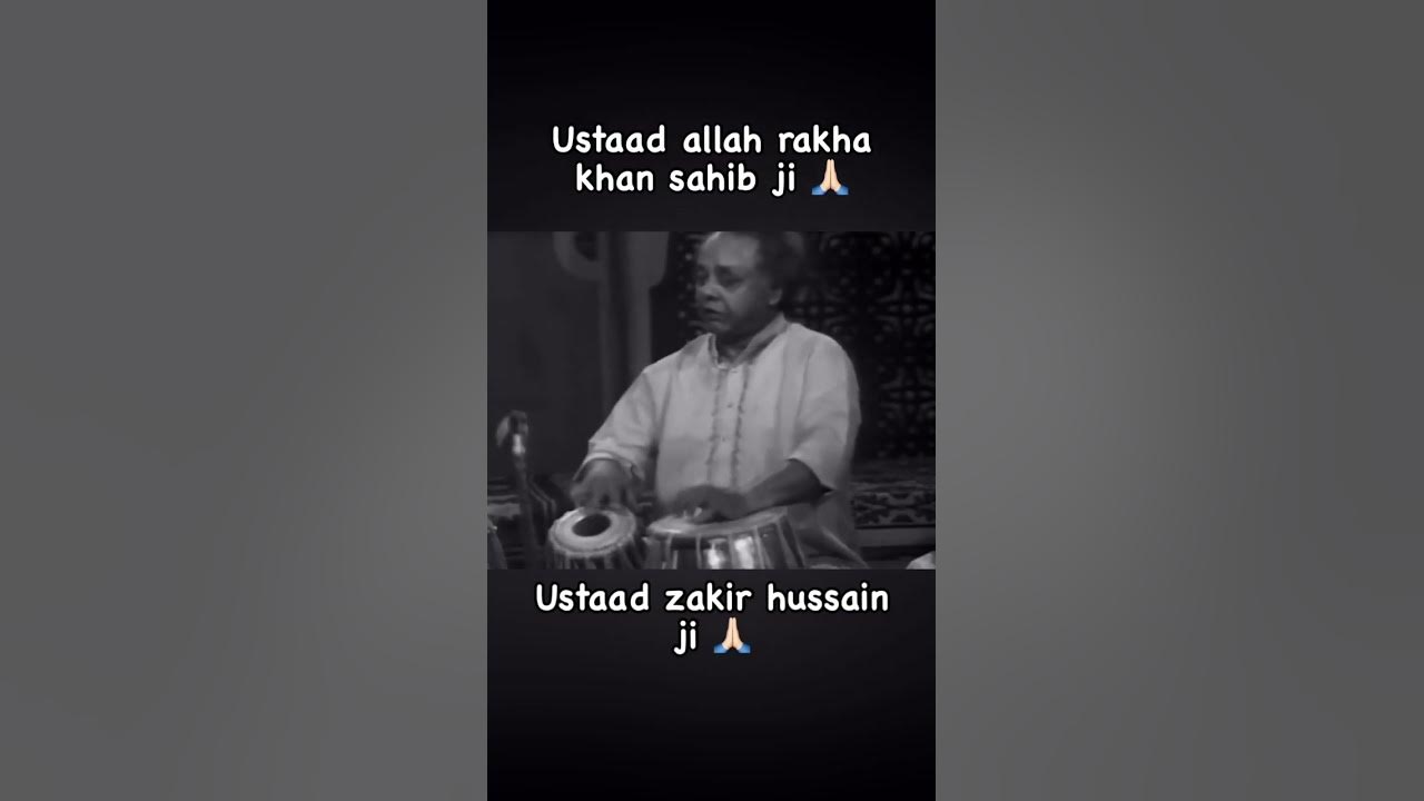 Ek Taal Bhai Ustad Allah Rakha khan and Ustad Zakir Hussain - YouTube