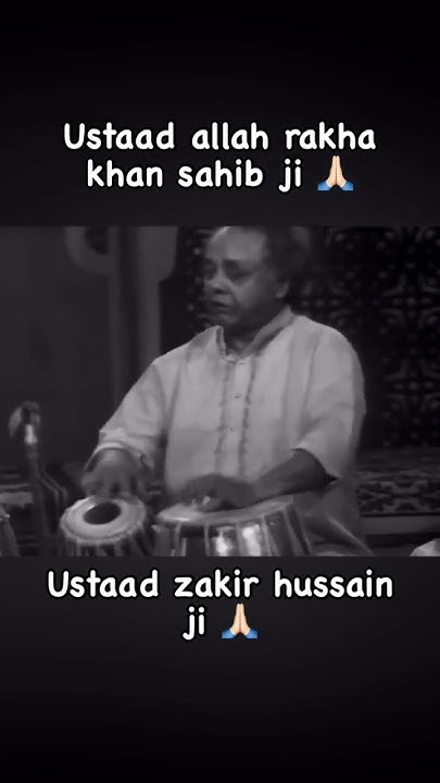 Ekta Bhai Ustad Allah Rakha khan and Ustad Zakir Hussain - YouTube