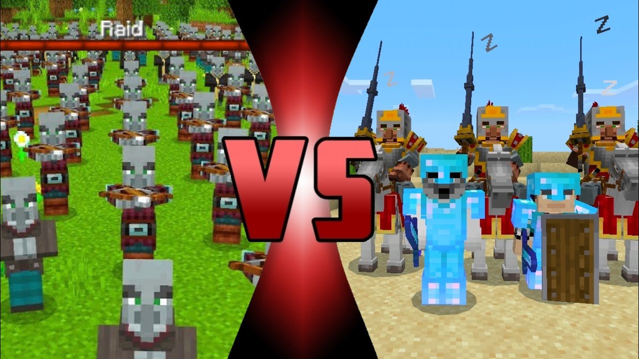 HARD RAID VS TROOPS VILLAGER | Melindungi Desa Dari Serangan Raid - YouTube