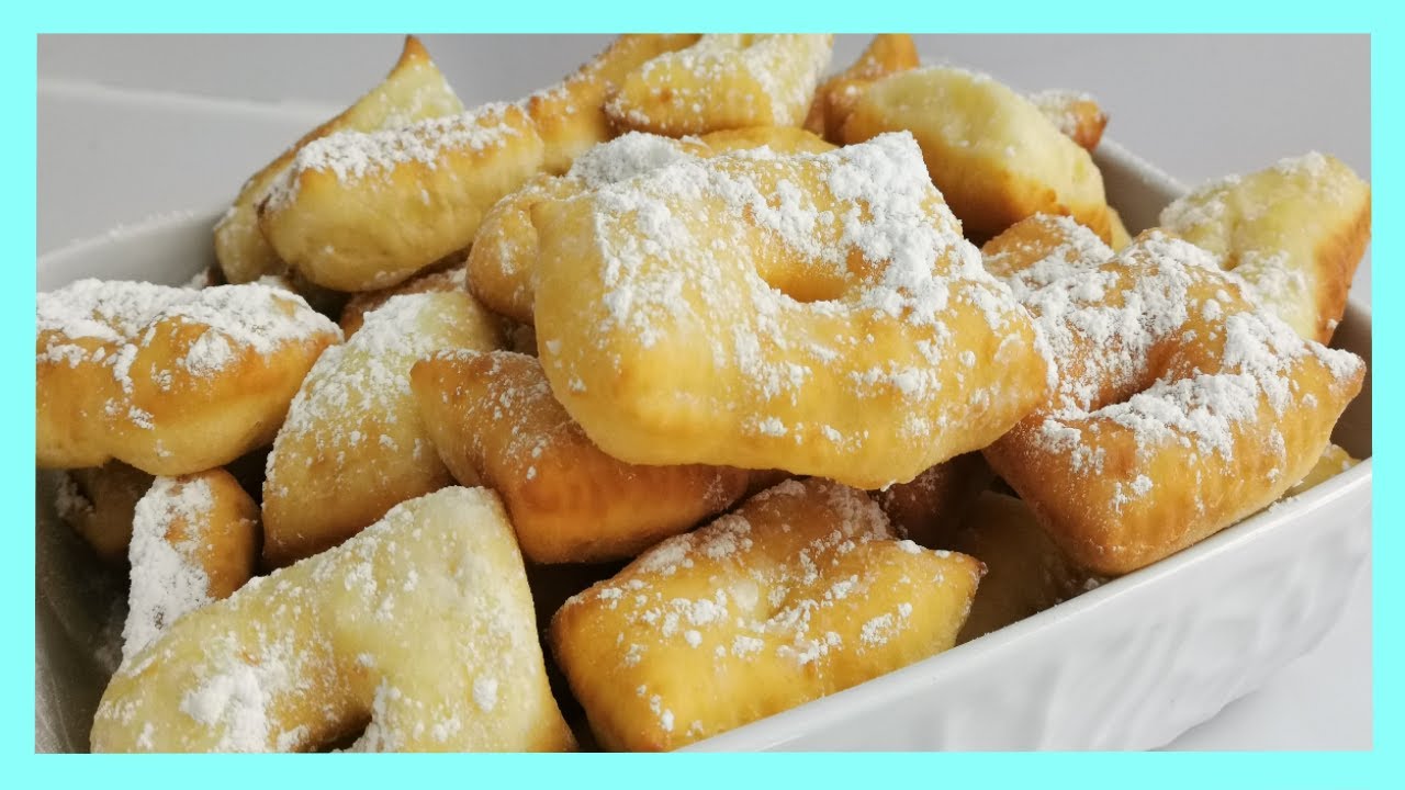 Recette facile de beignets de carnaval, bugnes, merveilles / Easy ...