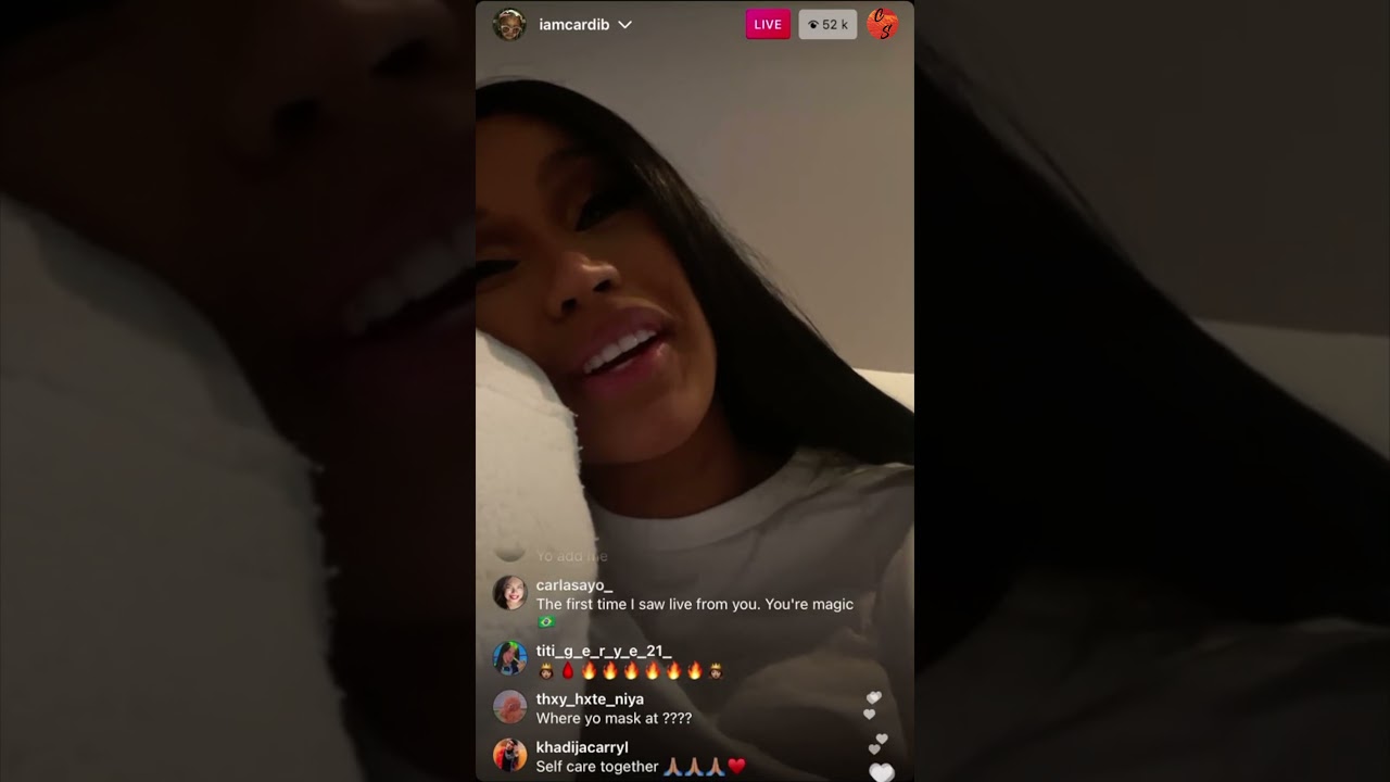 Drunk Cardi B Annoying Offset During Ig Live Youtube
