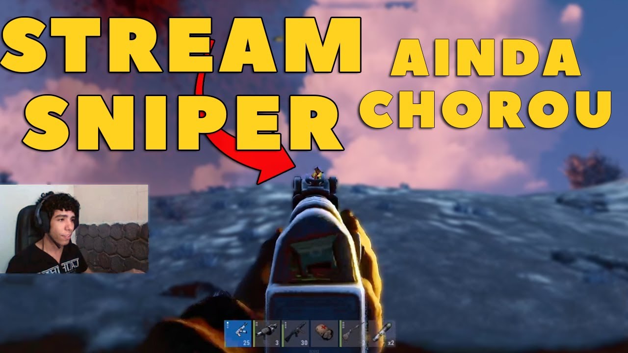 RUST SOLO BR STREAM SNIPER MORRE E AINDA ACUSA DE MACRO servidor do ...