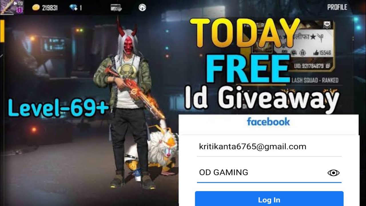FREE FIRE 69 LEVEL FACEBOOK ID GIVEAWAY 🤯🤯💥 WITH HIP HOP,SAKURA, BREAK DANCE BUNDLE 😱#giveaway ...