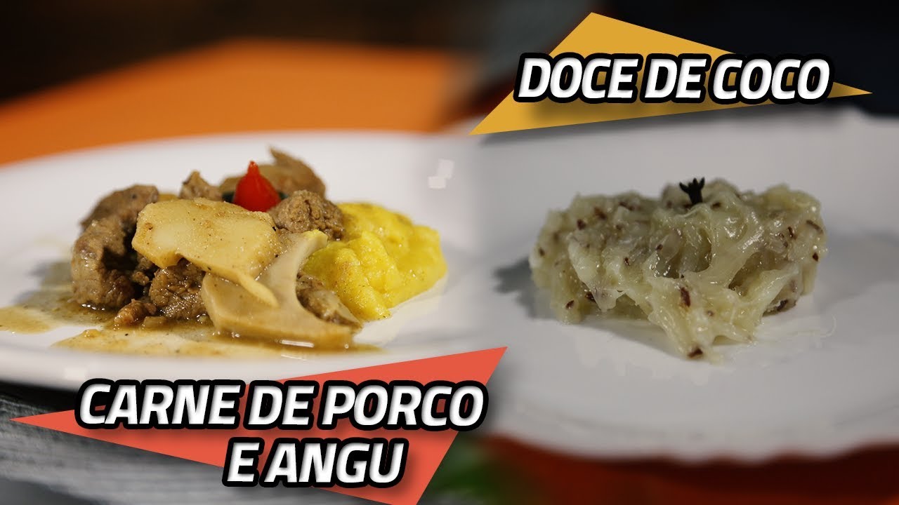 Carne de porco e Angu & Doce de Coco | 02/02/2020 | RECEITA DE DOMINGO ...