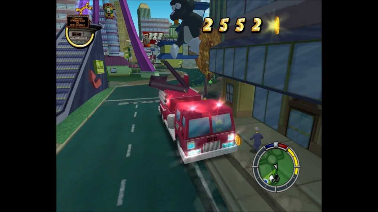 Simpsons Hit & Run - Firetruck (HD) - YouTube