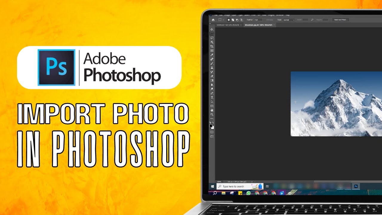 How to Import Photo in Photoshop (2024) Simple Tutorial - YouTube