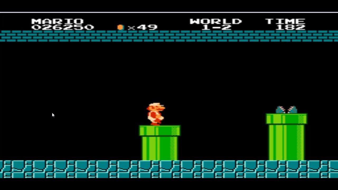 Super Mario Bros 1 Mario 1 - 2 - YouTube