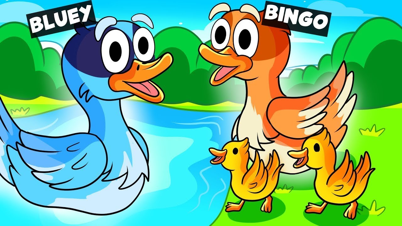 BLUEY AND BINGO ARE DUCKS in ROBLOX! 💖🦆 - YouTube