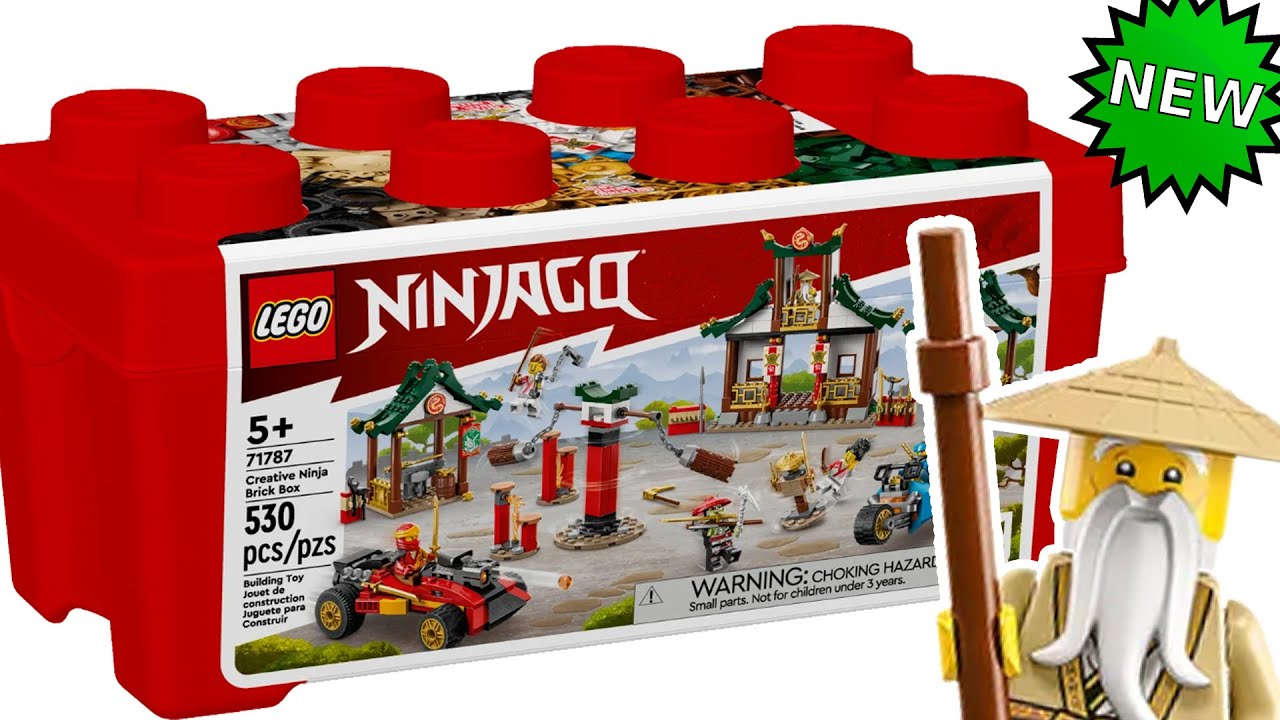 Ninjago 2023 Sets - Lego Creative Ninja Brick Box 71787 - Review ...