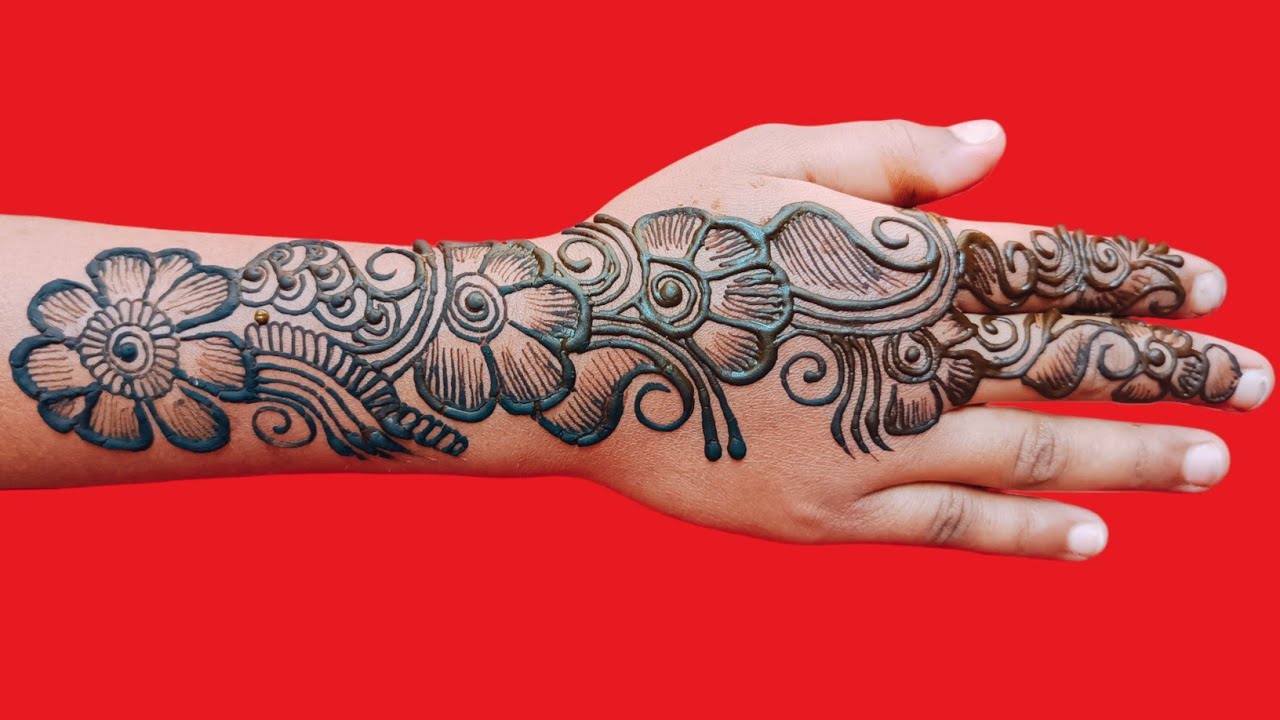styles easy beautiful mehendi design | mehendi art New Arabic mehendi ...
