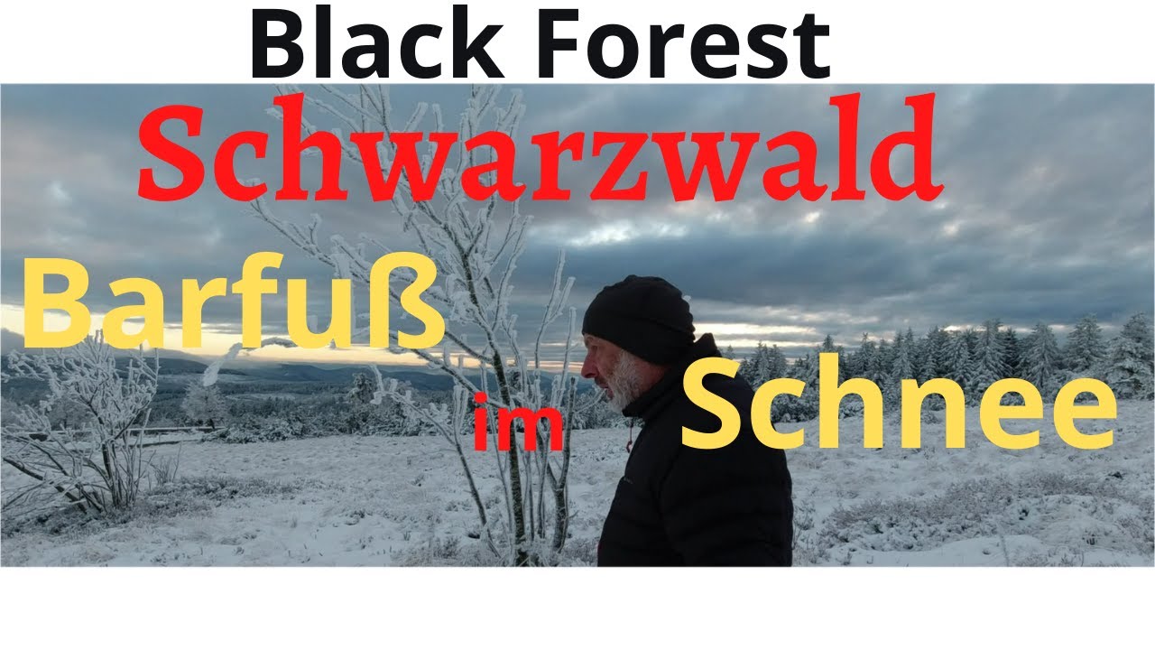 Barfuß👣 im Schnee Schwarzwald 🌲Black Forest🌲 - YouTube