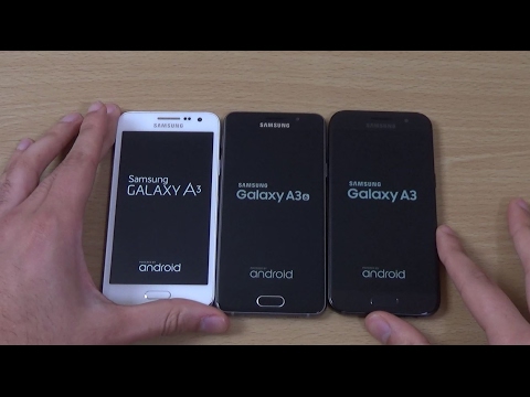 Samsung Galaxy A3 2017 vs A3 2016 vs A3 2015 - Speed Test!