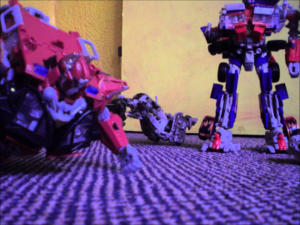 Transformers DOTM Megatron and sentinel DEATH - YouTube