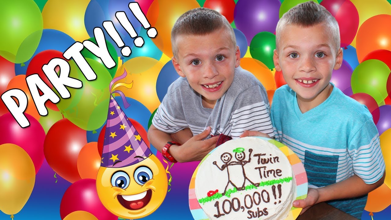 Twin Time Funniest Moments Compilation and 100,000 Subscriber Party ...