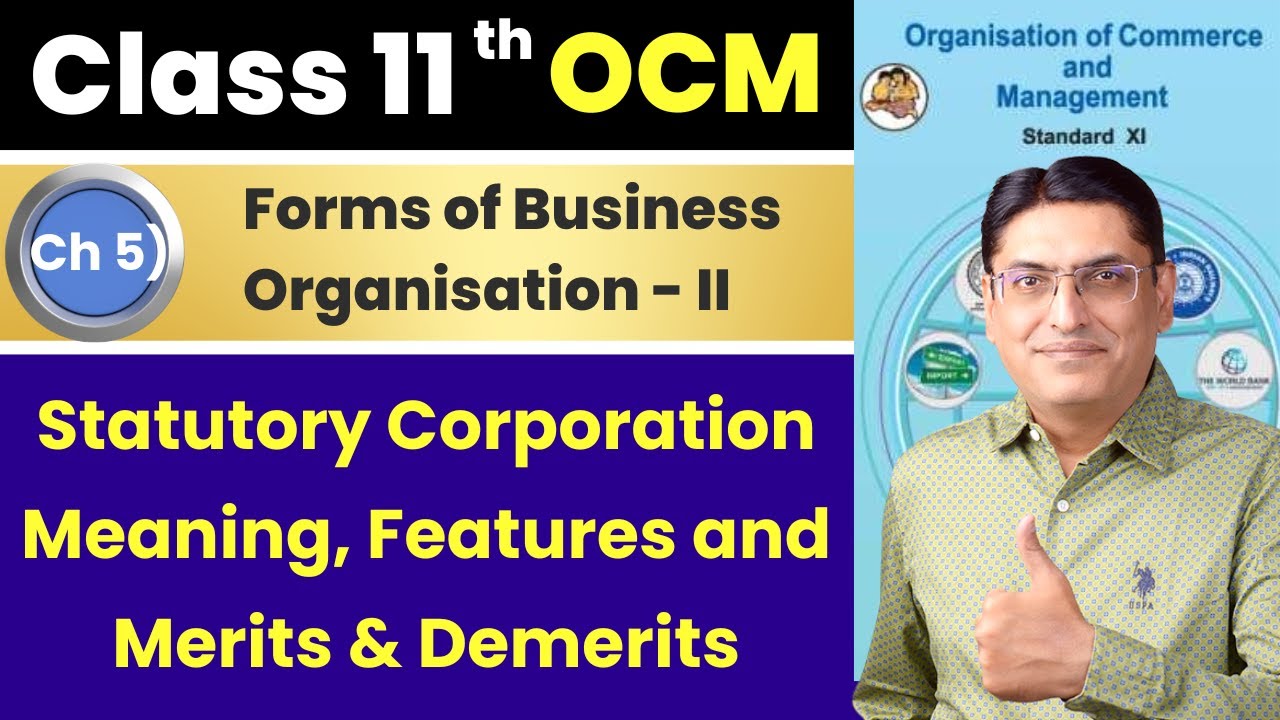 Statutory Corporation || Meaning || Features || Merits and Demerits ...