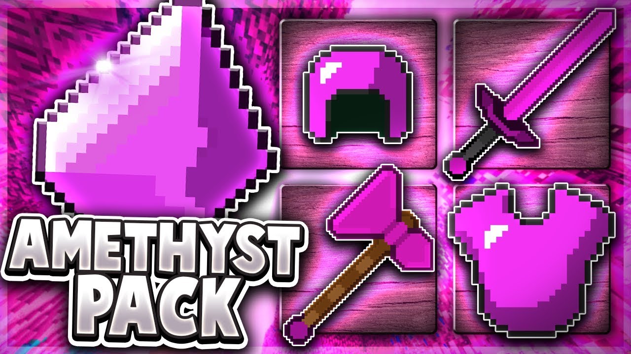 AMETHYST FAITHFUL TEXTURE PACK | 18,000 Subscriber Special (Minecraft ...