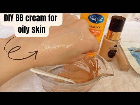 DIY BB Cream For Oily Skin Type | Homemade BB Cream For Summer - YouTube