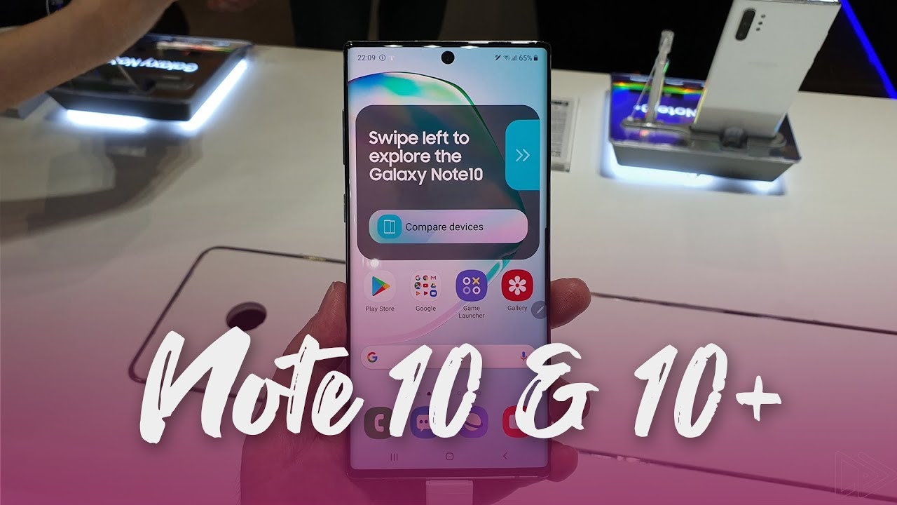 Samsung Galaxy Note 10 Hands-On | Two Is Better Than One - YouTube