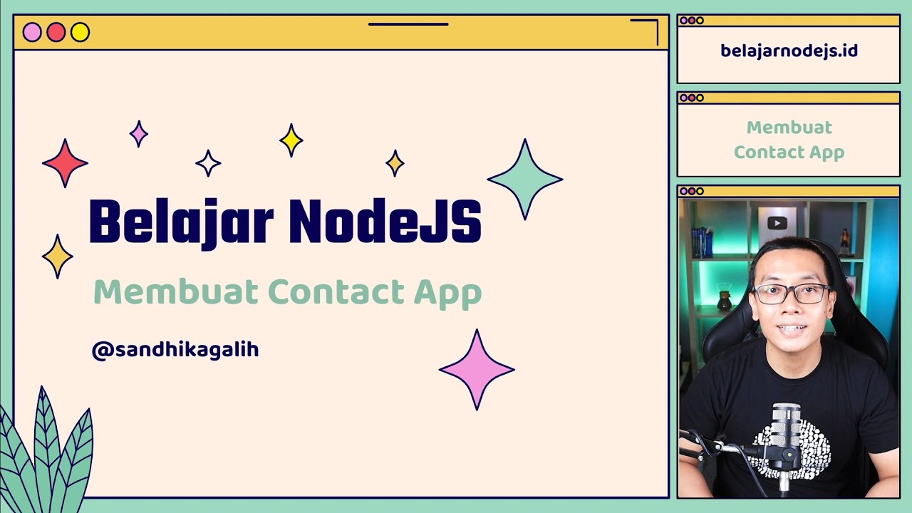 Belajar NodeJS | 10. Membuat Contact App (Bagian 1) - YouTube