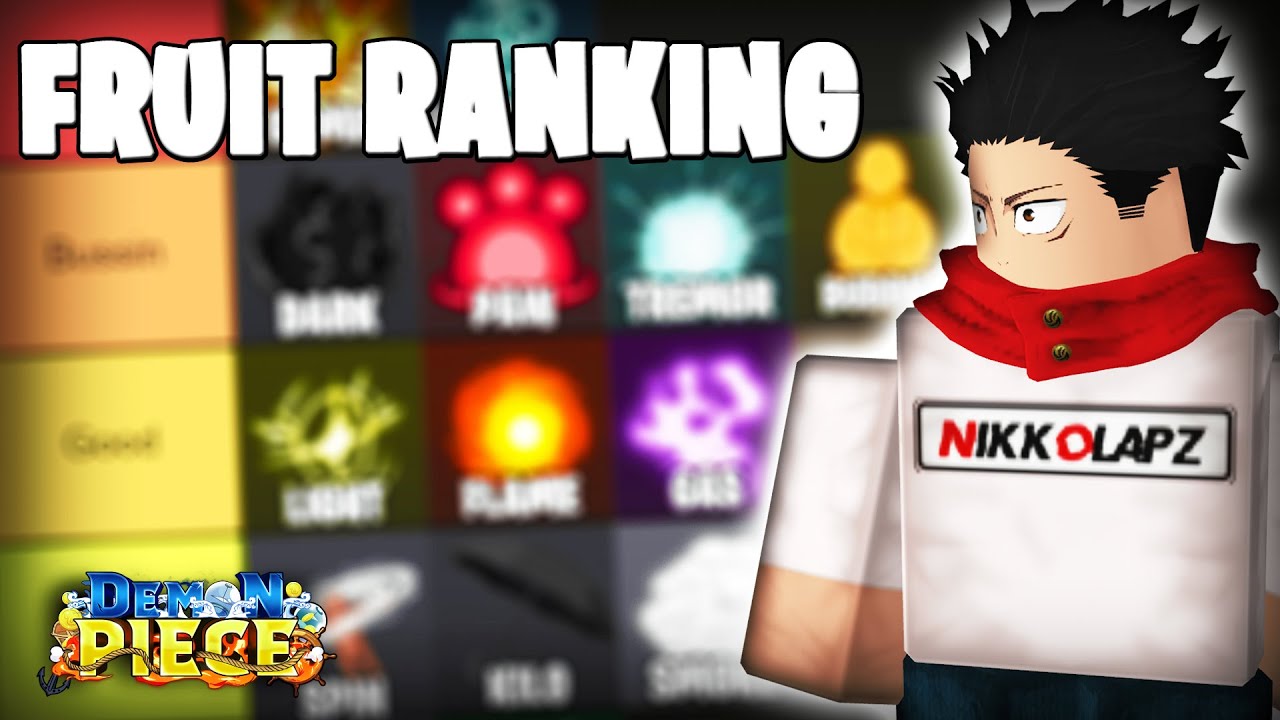 Fruit Ranking Demon Piece Roblox - YouTube