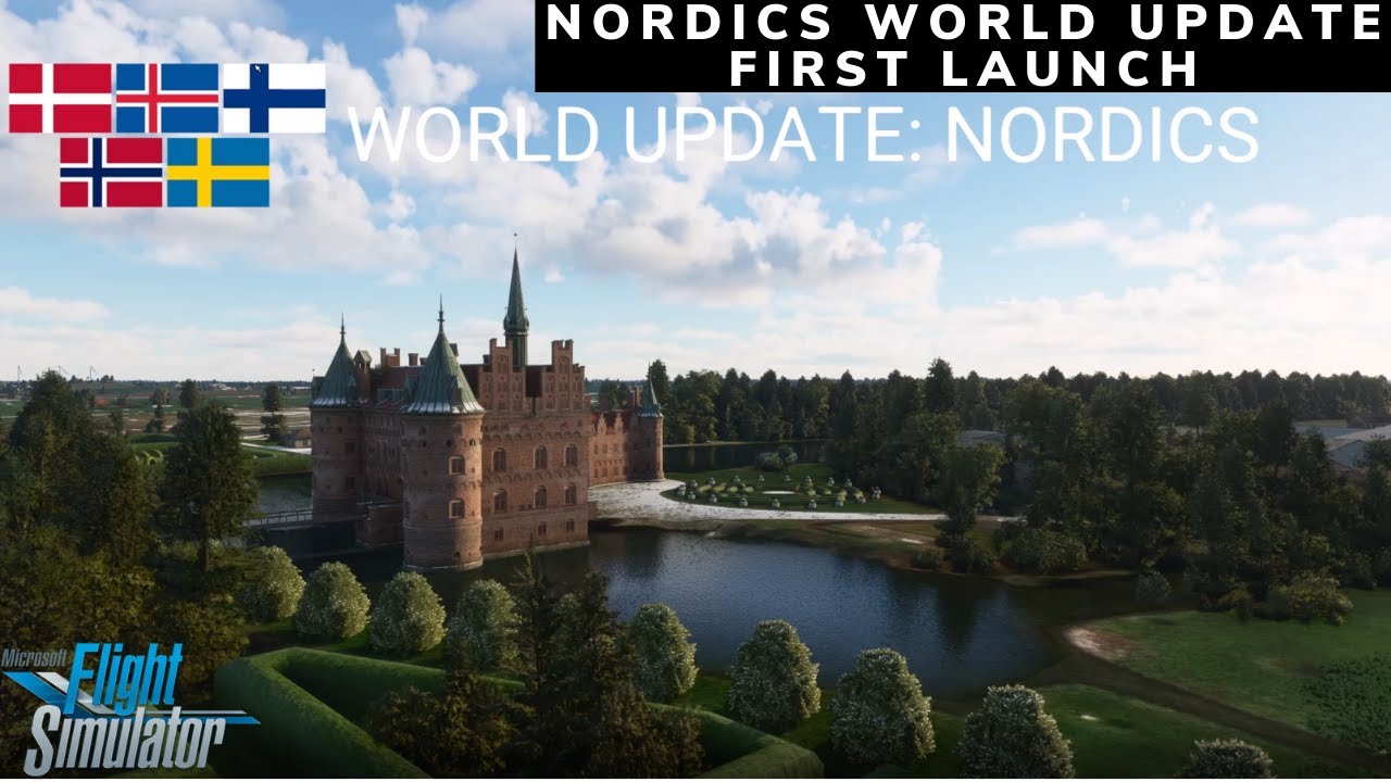 #FS2020 - World Update : #Nordics - First launch - YouTube