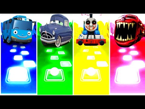 Tayo The Little Bus 🆚Doc Hudson 🆚 Thomas Train Exe 🆚 Train Exe 🎶 Who is ...