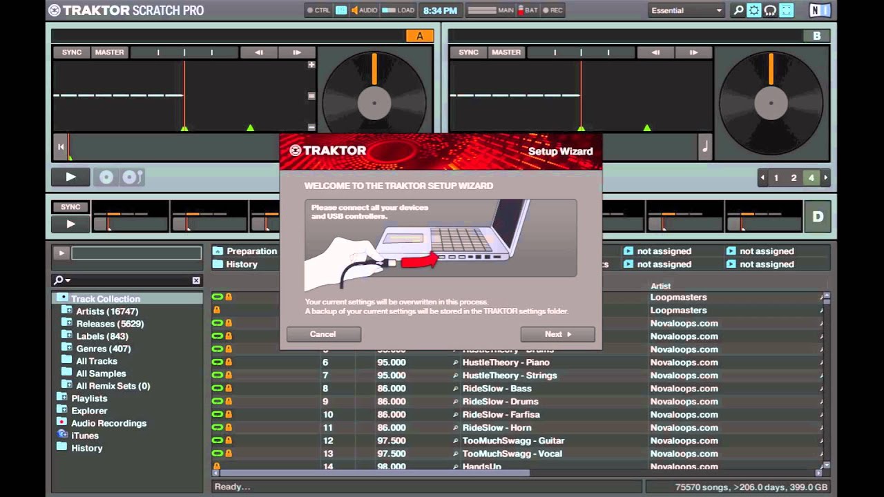 Denon DN-MC 6000 Configuracion en Traktor - YouTube