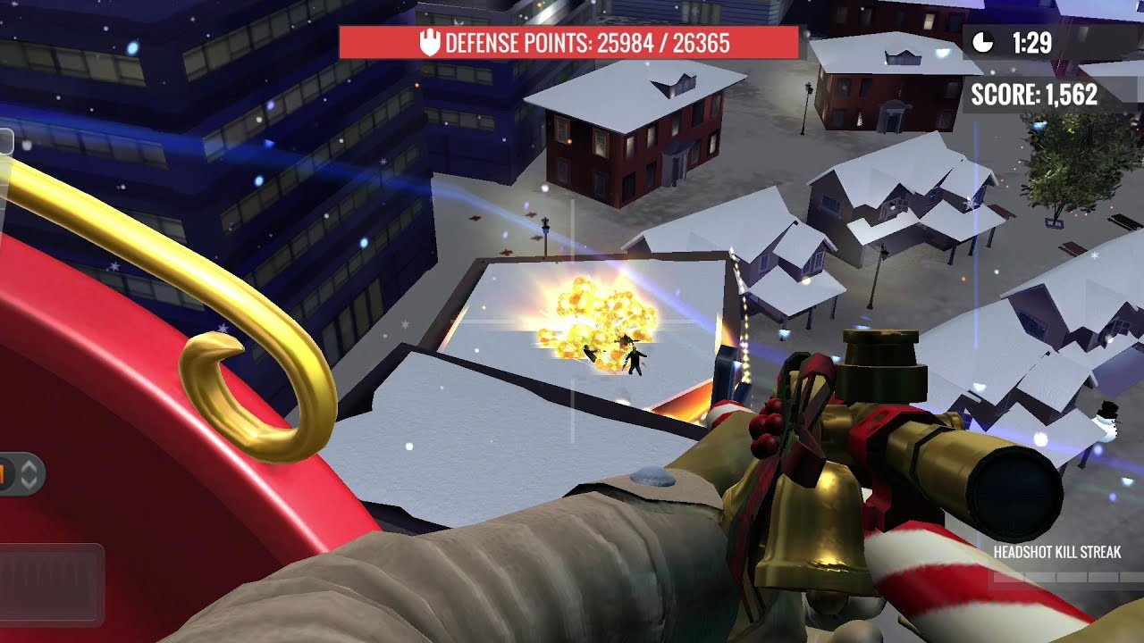 WINTER OPS - KEEP SANTA ALIVE! - GAMEPLAY- SNIPER 3D ASSASSIN - YouTube