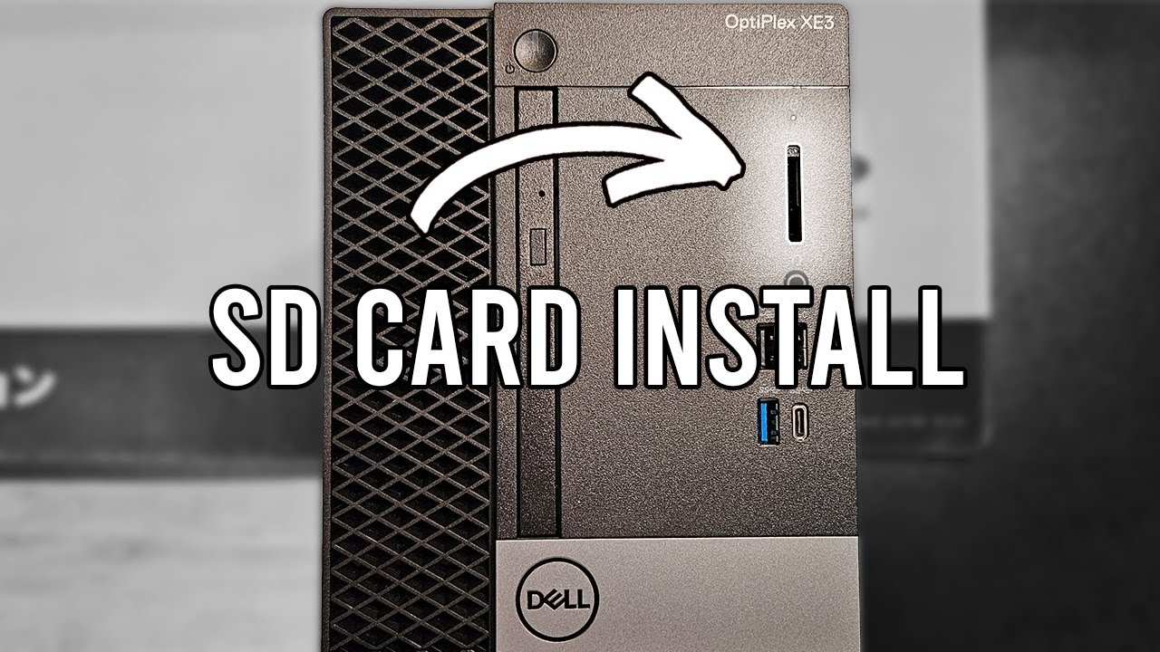 How to install Dell 7060/XE3 SD Card adapter - YouTube
