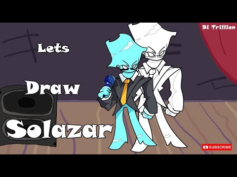 How to Draw Solazar from Friday Night Funkin' ~ Drawing by Bi Trillion ...
