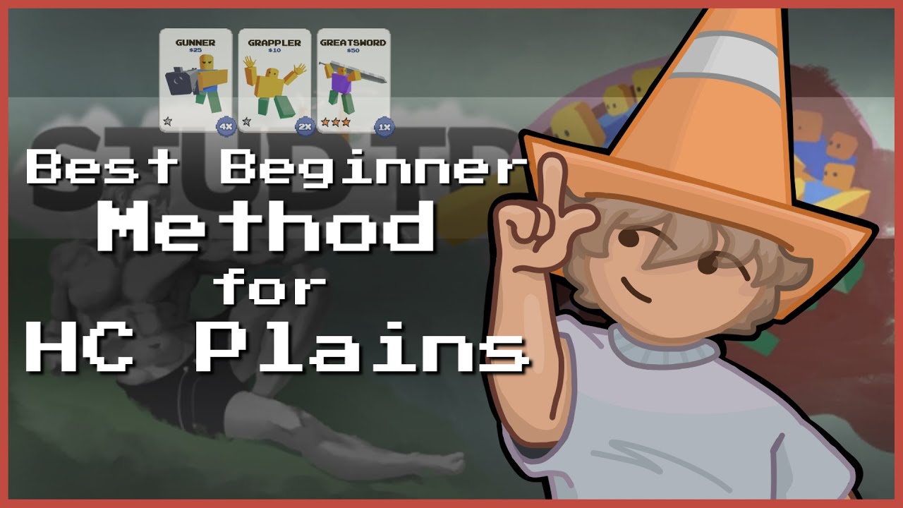 BEST Beginner Strategy to Beat HC Plains | Stud Tower Defense - YouTube