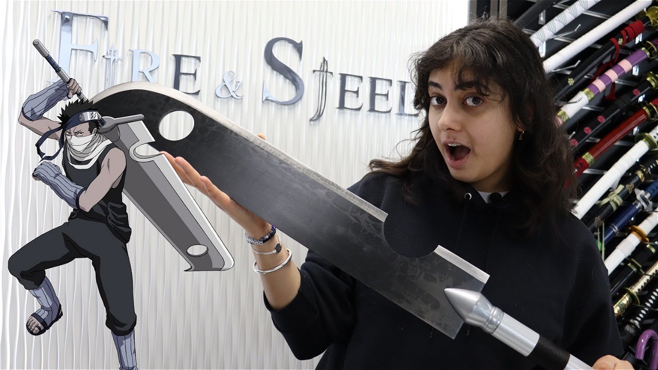 Unboxing ZABUZA SWORD from NARUTO!! - YouTube