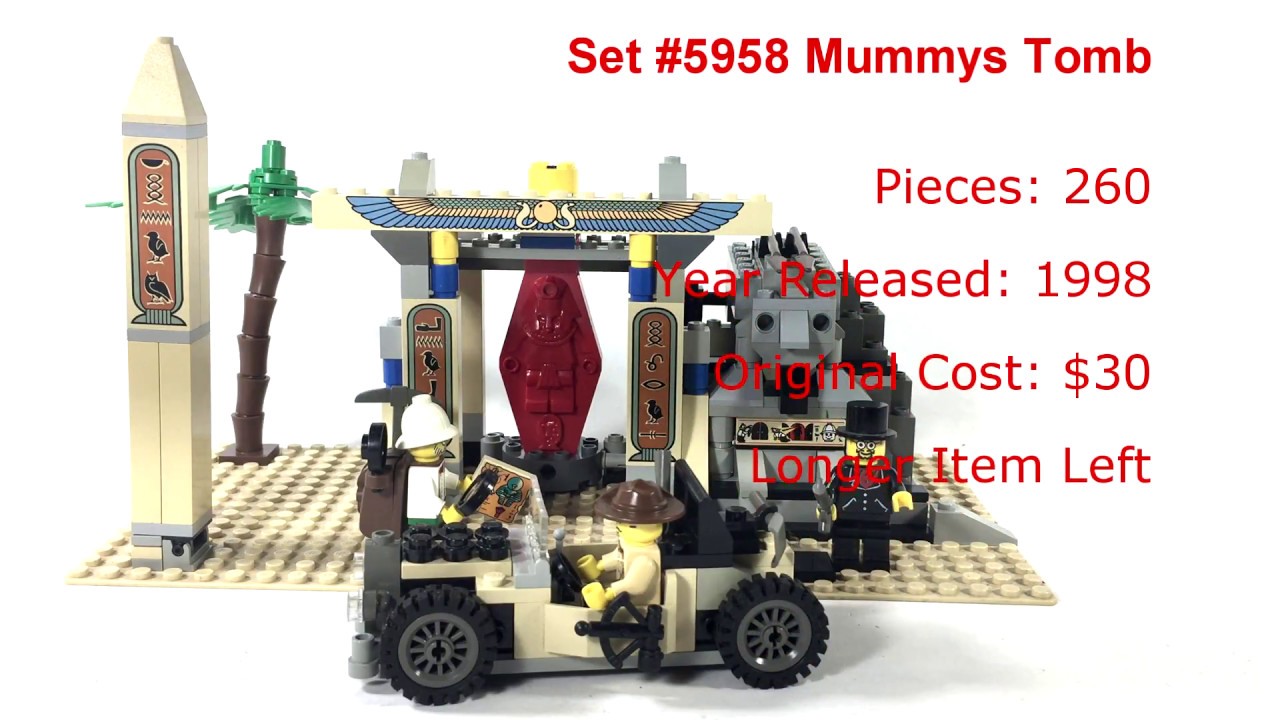 Retro Review: Lego Set #5958 Mummy Tomb - YouTube