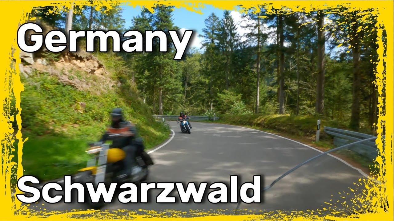 Best motorcycle roads of Germany - B500 - L93 (Black Forest north ...