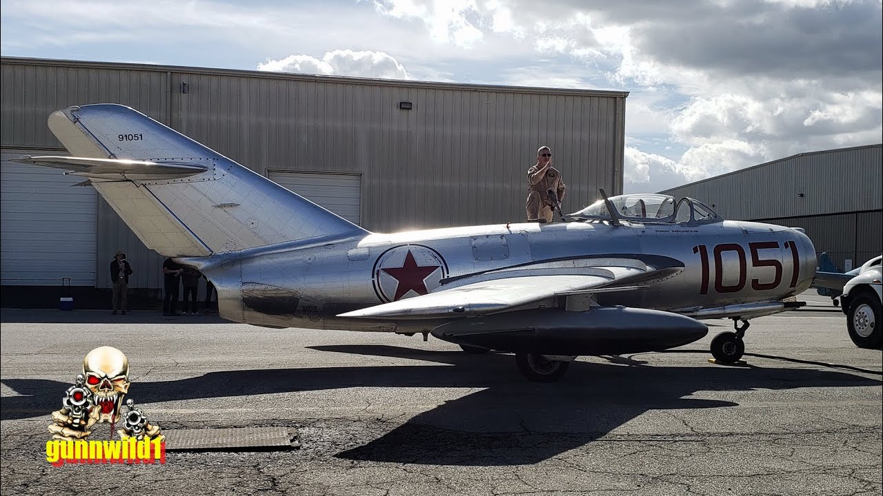 MiG-15 Flight Demonstration - YouTube