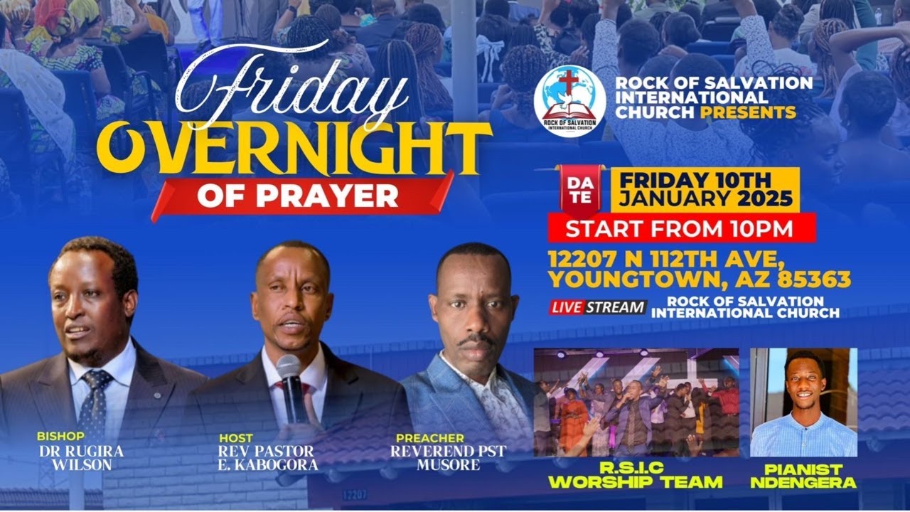 FRIDAY OVERNIGHT PRAYER 01/10/2025 - YouTube