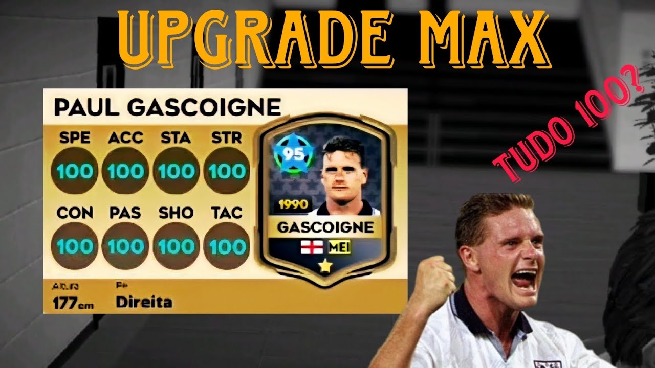 DLS 25 | UPGRADE MAX LEGEND PAUL GASCOIGNE IN DLS 25 - YouTube