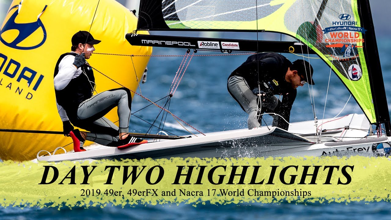 2019 49er / 49erFX World Championships - Day Two Highlights - Sky Sport ...