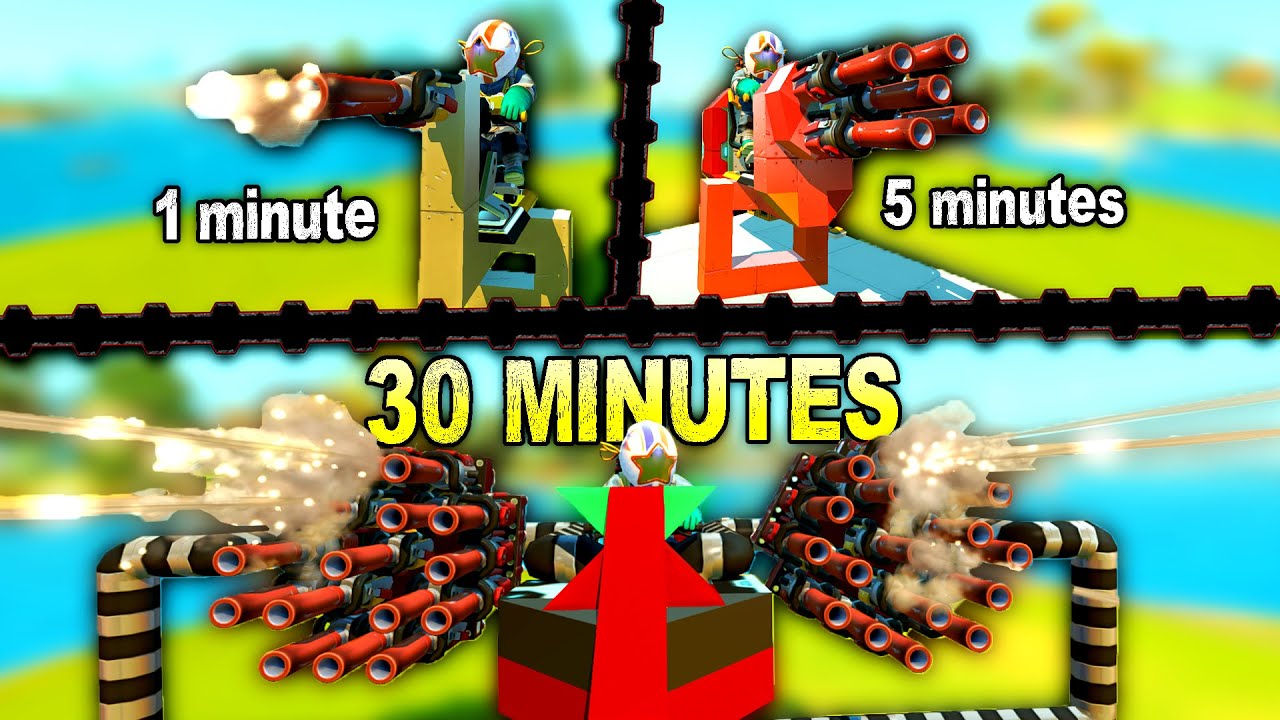 Speed Building a TURRET in 1 Minute, 5 Minutes, and 30 Minutes! - YouTube