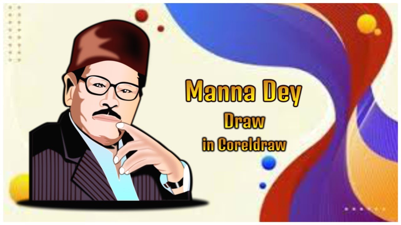 How to Draw Manna Dey | How to draw Manna Dey Easy Step by Step|drawing ...