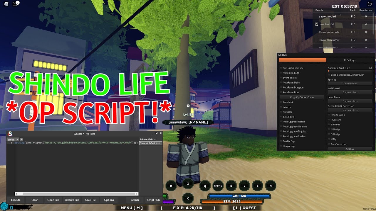 (Pastebin 2022) THIS is the *BEST OP* SHINDO LIFE SCRIPT ! - YouTube