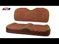 MODZ® FS2 Custom Front Seat - Rust Base - Choose Pattern and Accent Colors